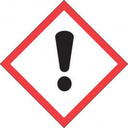 2" x 2" Pictogram - Exclamation Mark Labels from the English store.