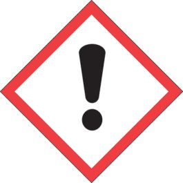 2" x 2" Pictogram - Exclamation Mark Labels